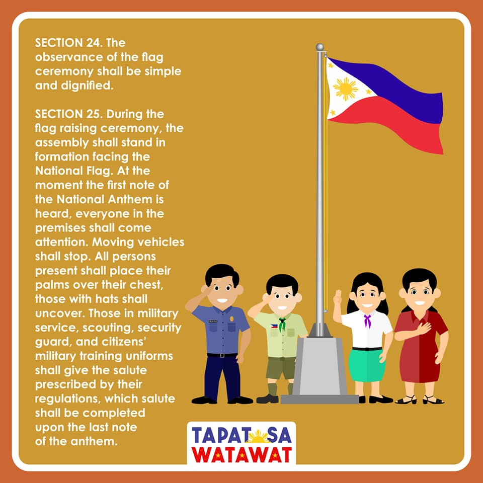 National Flag Days – Tapat sa Watawat