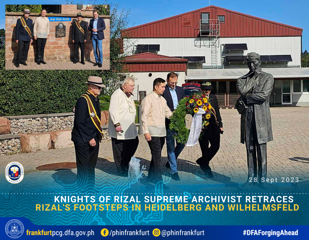 Knights of Rizal Supreme Archivist Retraces Rizal’s Footsteps in ...